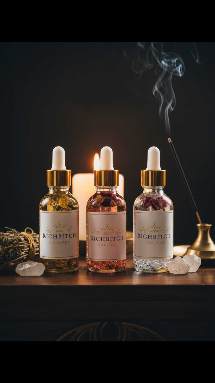 Handcrafted Conjure Oils for Manifestation | Authentic Luxury Hoodoo ...