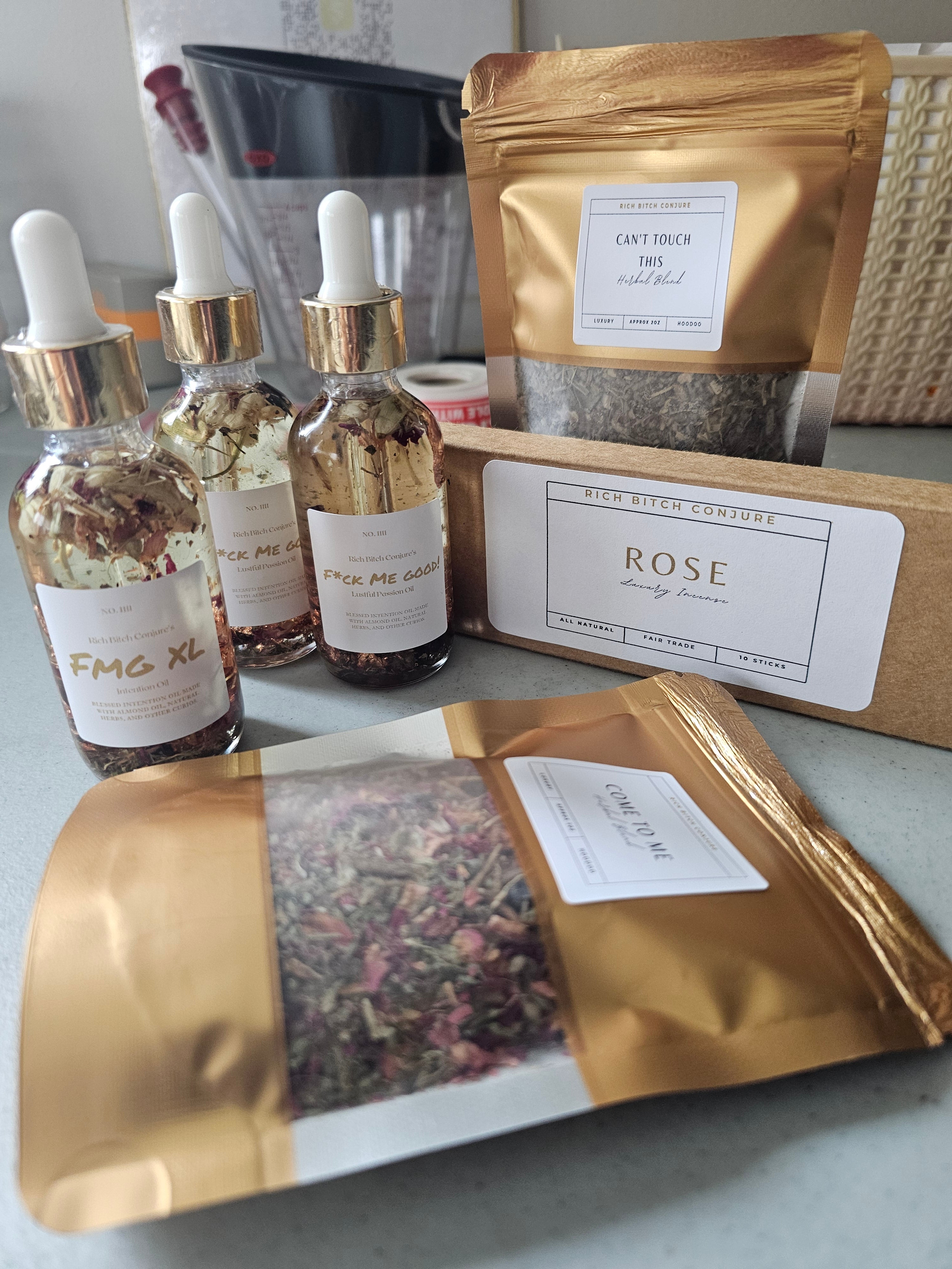 Luxury Organic Incense Sticks – Rich Bitch Conjure